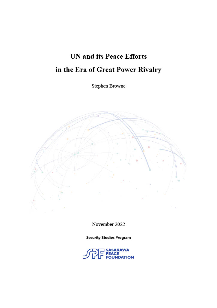 UN and its Peace Efforts in the Era of Great Power Rivalry | General ...