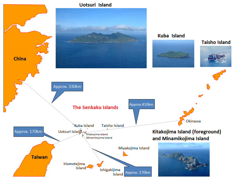 Senkaku Islands Map
